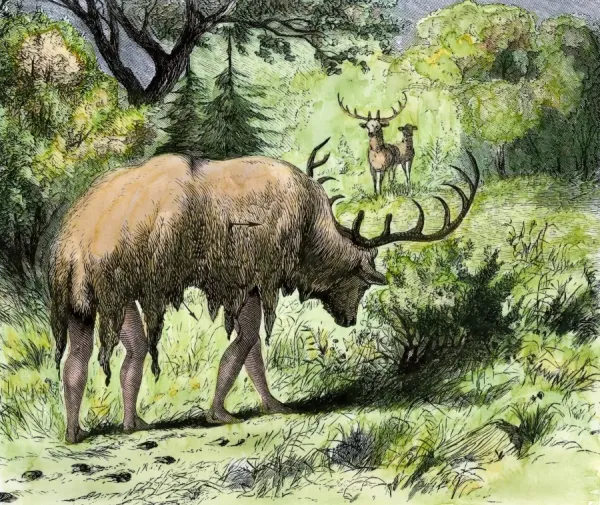 Native Americans Hunting Elk