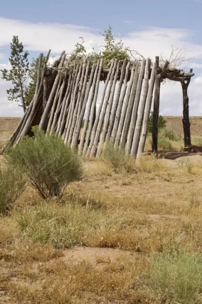 Native American Wickiup Houses